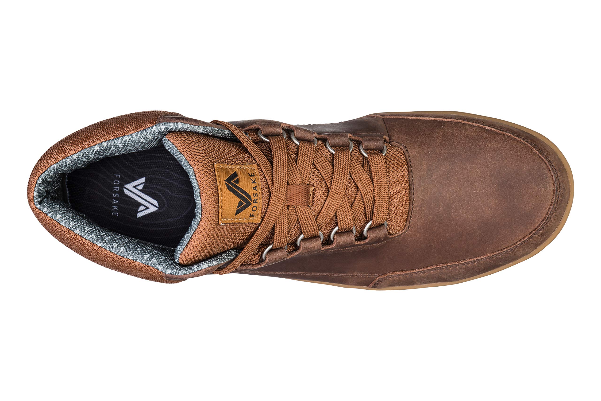 Forsake Phil Mid - Men's Waterproof Leather Mid-Top (12 D(M), Walnut)