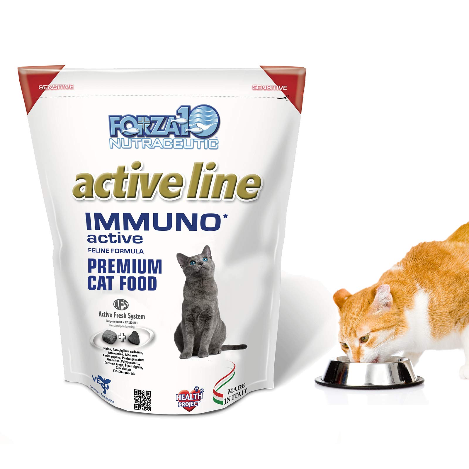 Forza10 Active Immuno Support Diet Dry Cat Food for Adult Cats, Natural Limited Ingredient Cat Food (4 Pound)