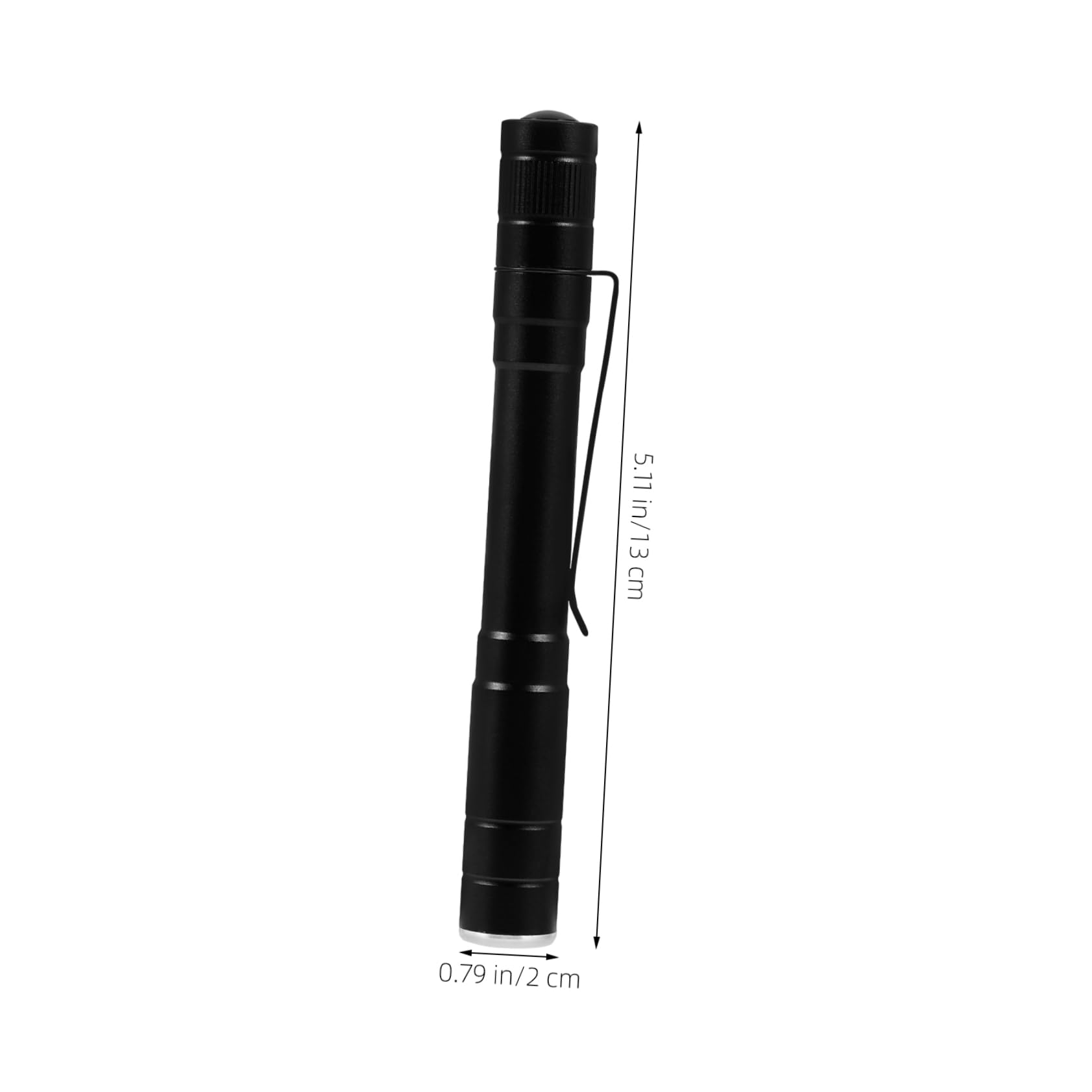 ULTECHNOVO Medical Pen Light Pen with Light Doctor Pen for Diagnose Nursing Light Black Aluminum Alloy