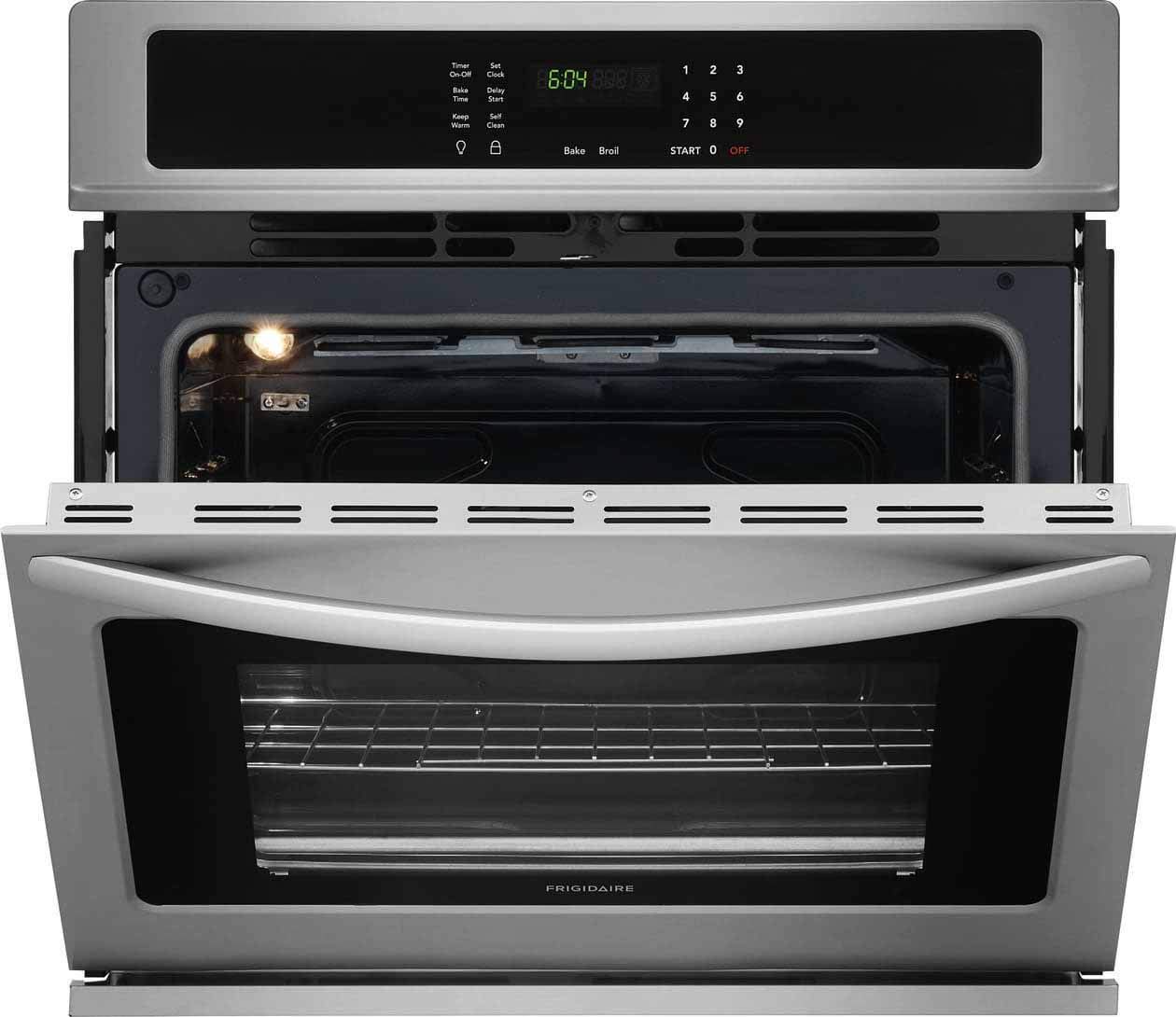 Frigidaire FFEW2726TS 27 Inch 3.8 cu. ft. Total Capacity Electric Single Wall Oven with 2 Oven Racks, Sabbath Mode, ADA Compliant, in Stainless Steel