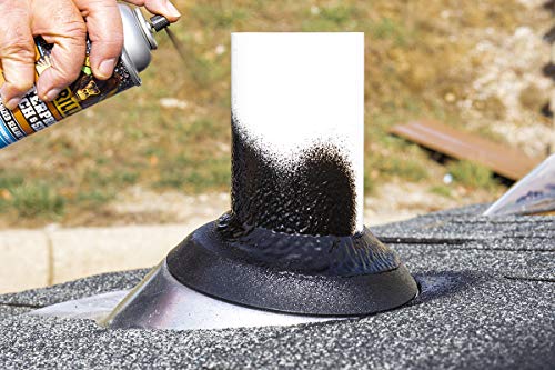 Gorilla Waterproof Patch & Seal Rubberized Sealant Spray; Black; 16oz (Pack of 2)