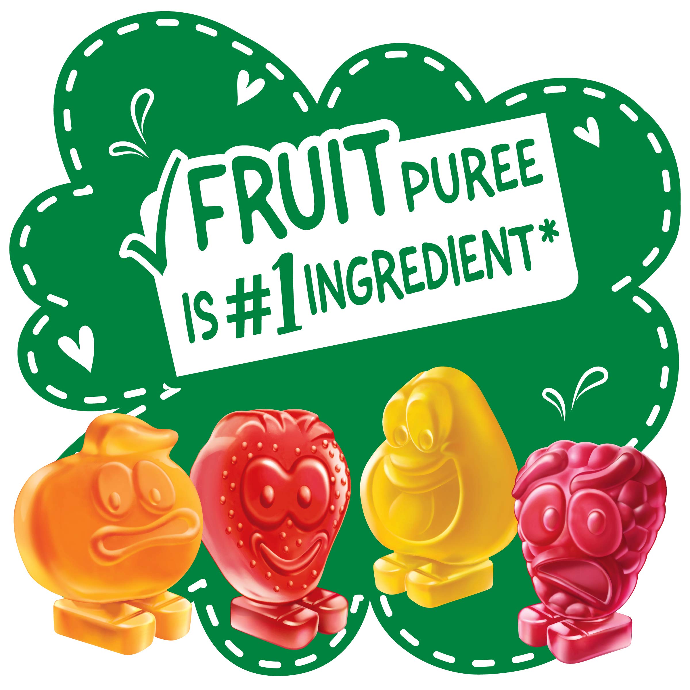 Fruit-tella Soft Gummy Candy, Strawberry and Raspberry Fruit Flavors, 3.2 oz (Pack Of 12); Peanut & Tree Nut Free, No High-Fructose Corn Syrup, Naturally Flavored