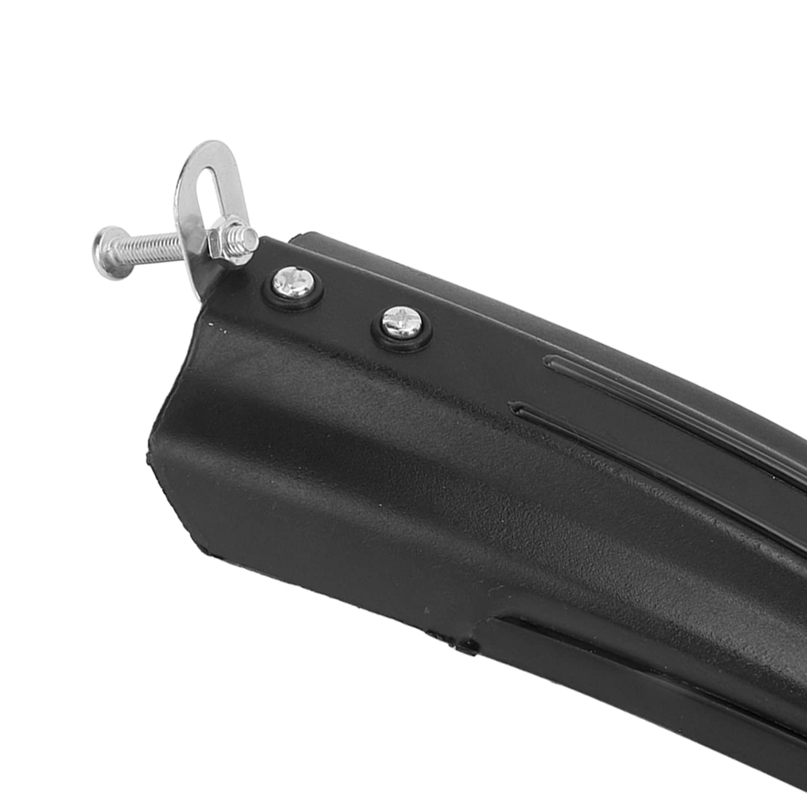 Front Rear Fenders Mudguards Thickened Widened PVC Mud Guard Fit for 20 to 26 inch Road Mountain Bike(Black)