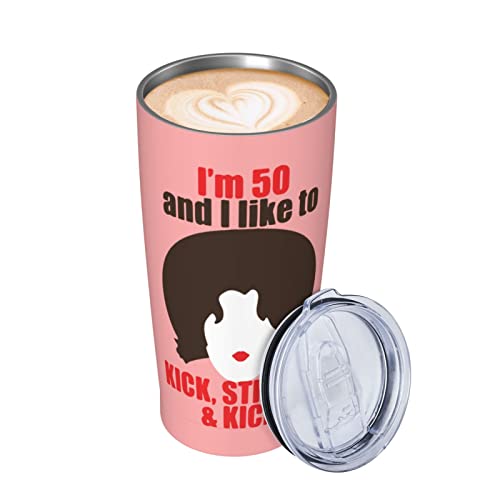 Sally O Malley Snl Car Mug Stainless Steel Cup With Straw Heat Insulation Travel Coffee Mugs Thermos Cups 20 OZ