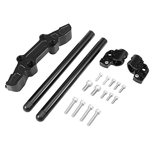 for ninja 650 handlebar riser - Motorcycle Separating Handlebars Clip-On Adapter Plate & Handlebars Set for Kawasaki Ninja 650R 2006-2011 650 2012-2016 ER-6F 2006-2016