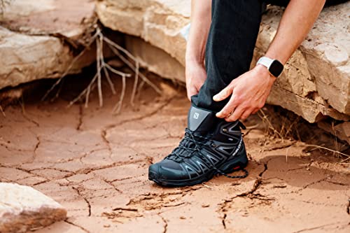 Salomon Men's X Ultra Pioneer Climasalomon Waterproof Climbing Shoe, Black/Magnet/Monument, 12