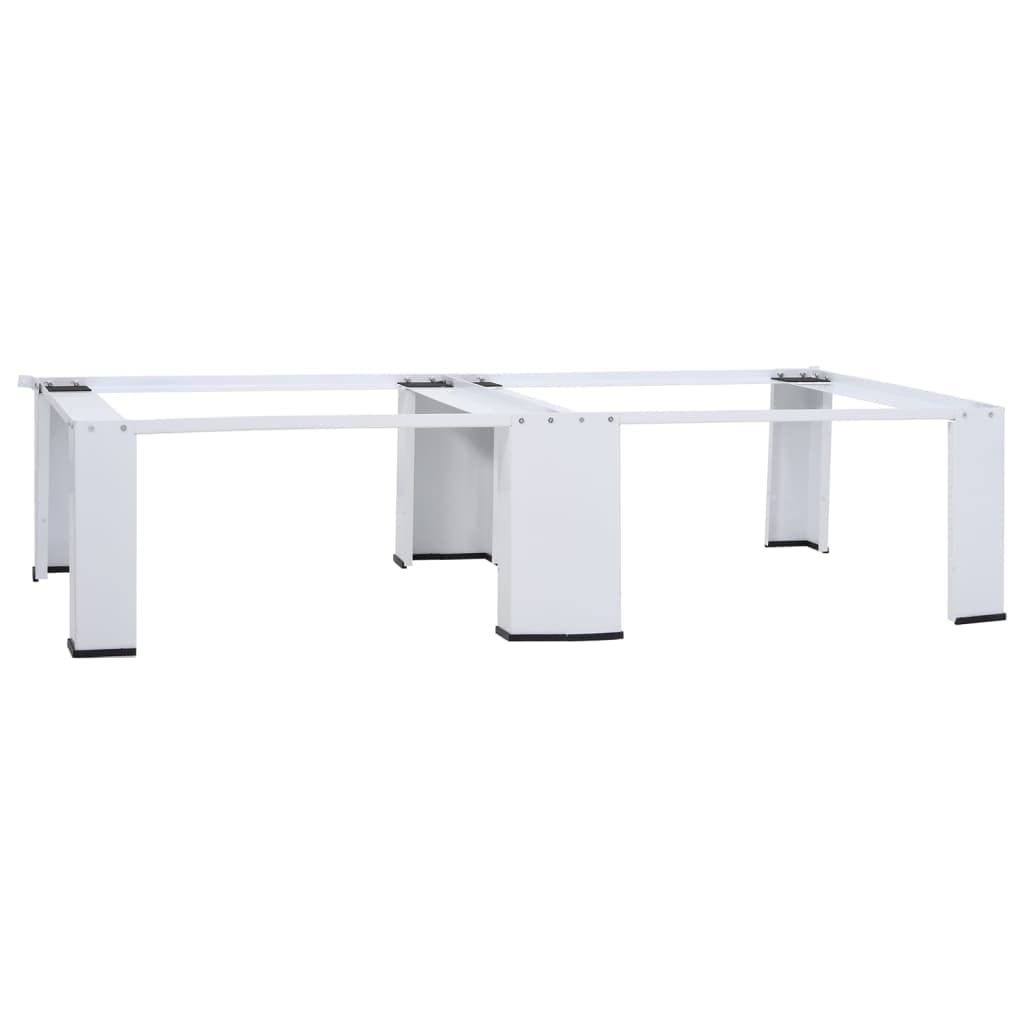 GOLINPEILO Double Washing and Drying Machine Pedestal Base Stand Stacking Kit Shelf Dryer Mini Refrigerator Cabinet Stackable Kit Utility Room, Washing Room without Drawer Or Shelf 54.5"x27.2"x12.8"