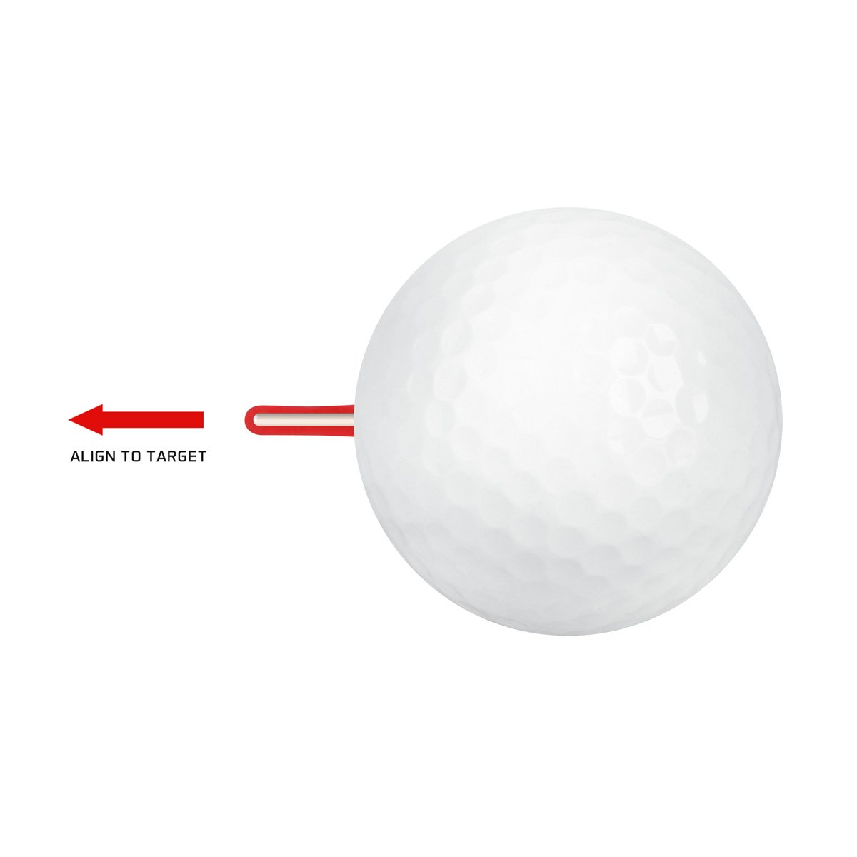 Flex Tee AlignTee Flexible Plastic Golf Tees (4 Pack) | Virtually Unbreakable Driver Tees with Alignment Aid, Greater Distance and Accuracy, Less Resistance