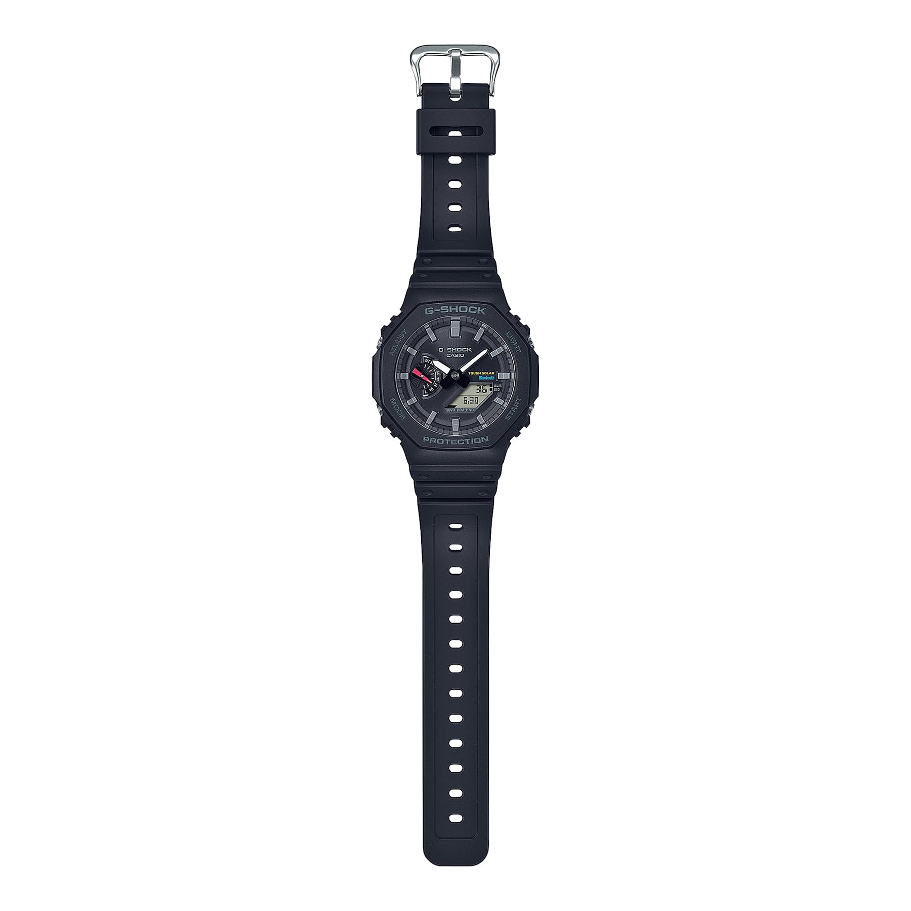 G-Shock Casio Analog-Digital Tough Solar Connected Black Watch | GAB2100-1A