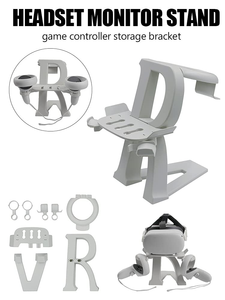 Glassses Desk Stand Headset Game Controller Display Hanging Holder Virtual Glasses Wall Mount Storage Rack for Oculus Quest 2