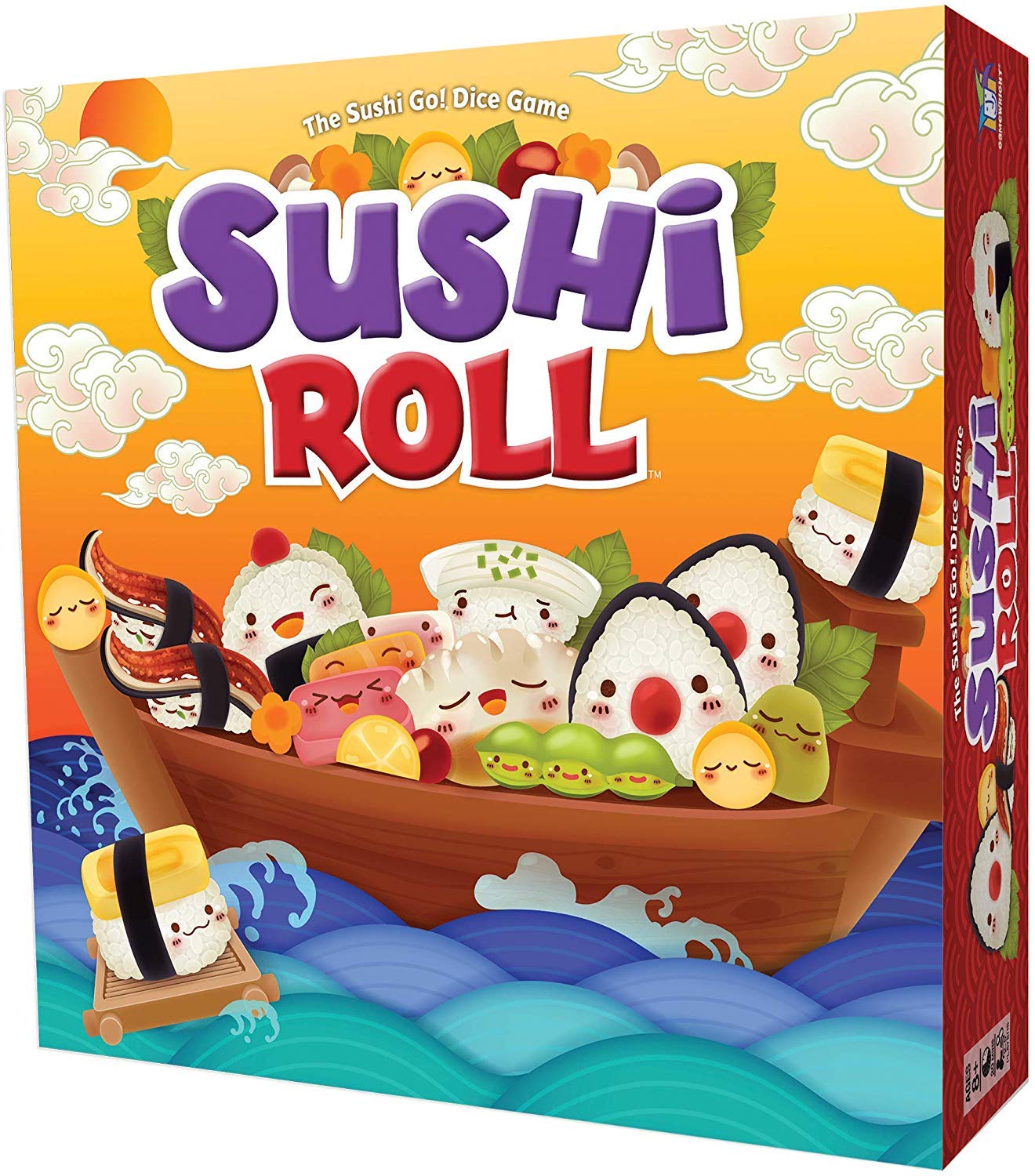 Gamewright Sushi Roll - The Sushi Go! Dice Game Multi-colored, 5"