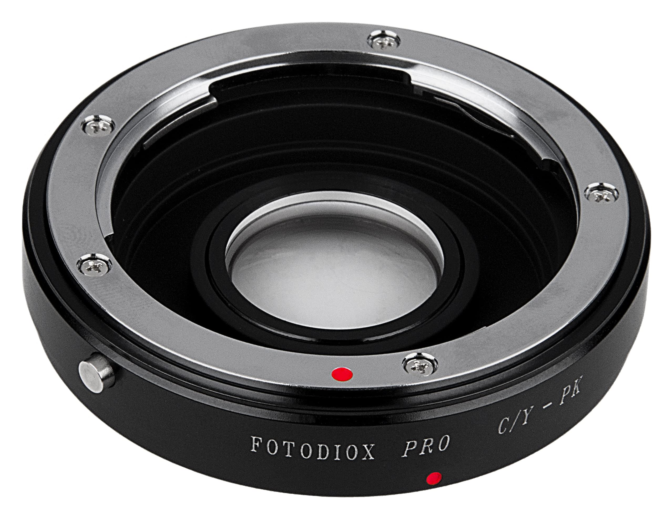 Fotodiox PRO Lens Mount Adapter, Contax Yashica (C/Y) Mount Lens to Pentax K (PK) Mount DSLRS Cameras, CY-PK PRO