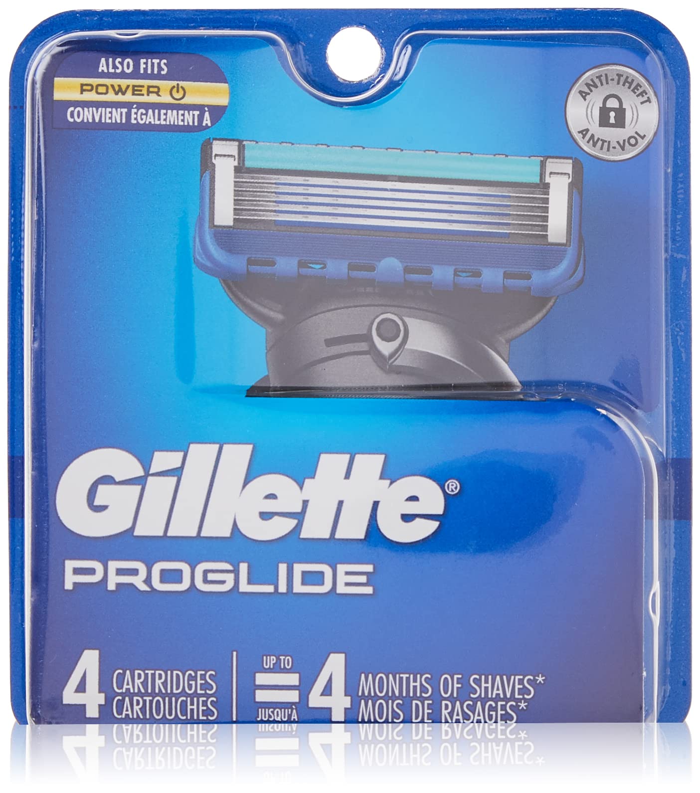 Gillette Fusion5 ProGlide Men's Razor Blade Refills, 4 Count, Mens Razors / Blades
