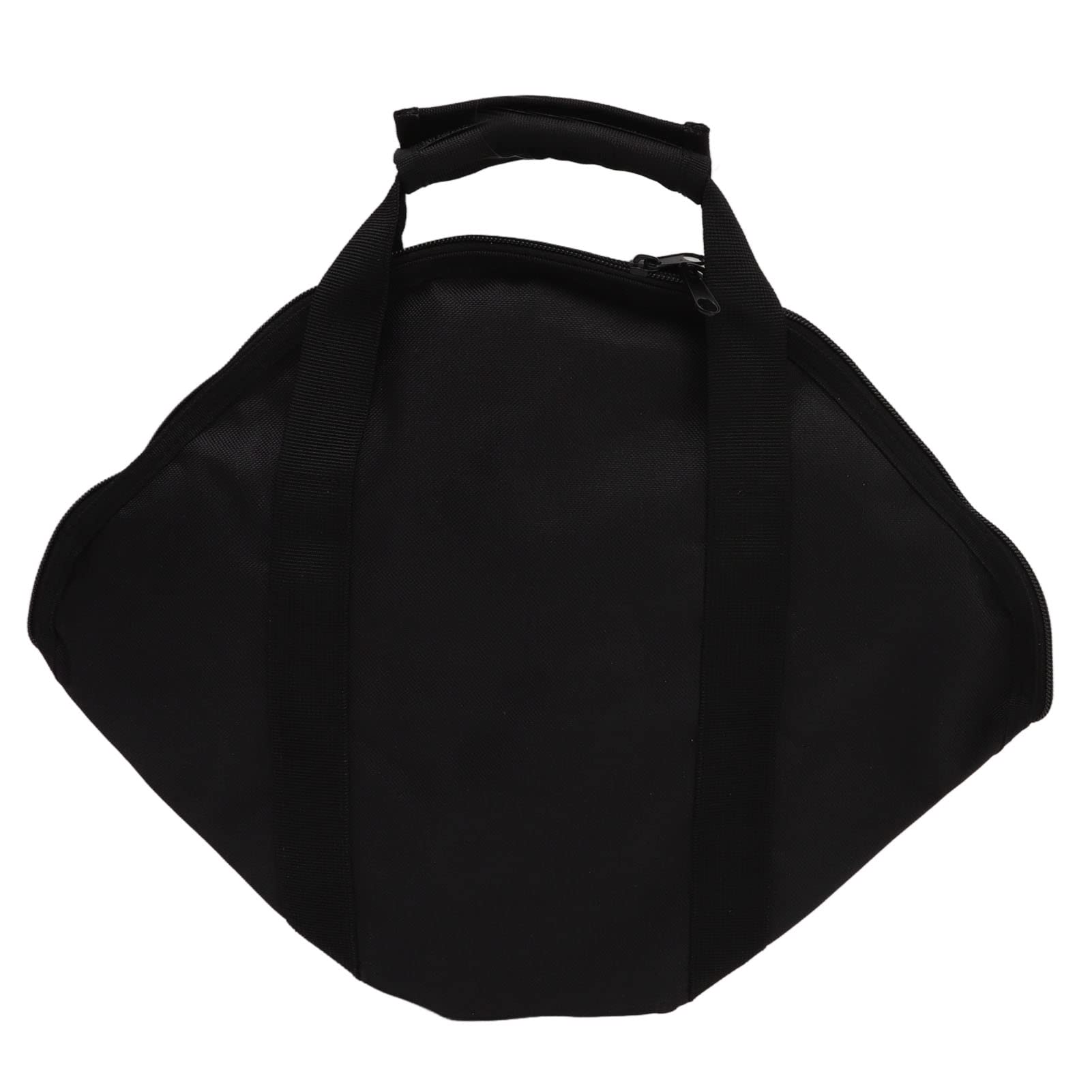 Fry Pan Bag, Handheld Low Pressure Portable Oxford Grill Plate Carry Bag for Outdoor BBQ (Large)