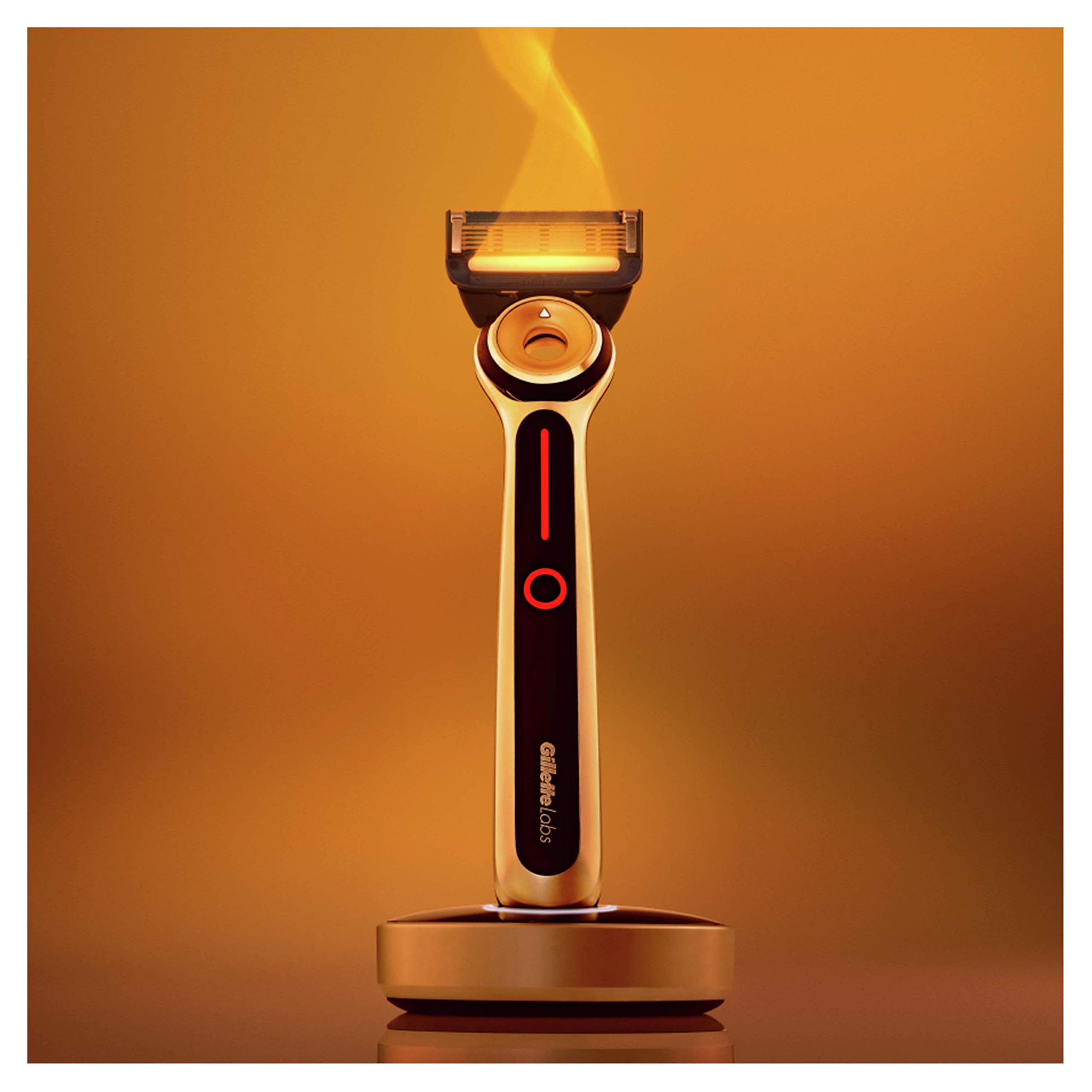Gillette Heated Razor for Men by GilletteLabs Razor Blade Refills, 8 Count, Utilizes Adjustable Warming Bar Technology