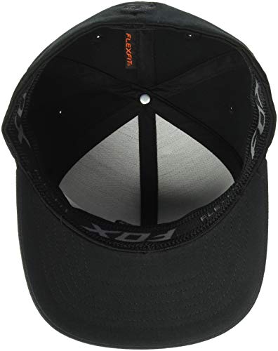 Fox Racing Men's Standard Legacy Flexfit HAT, Black/Black, XS/S