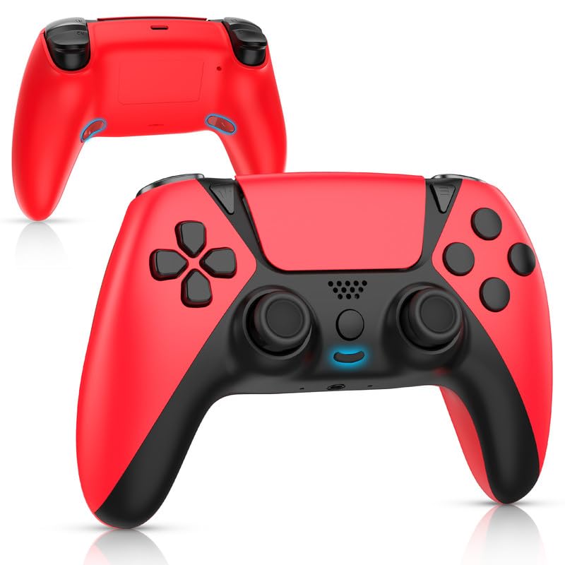 forajoy Controller for PS4 Controller,Ymir Game Controller for Playstation 4 Controller with Motion Sensor/Audio Jack/Long Battery Life/Auto Fire/Back Buttons,Wireless Controller for PS4/Slim/Pro,Pink