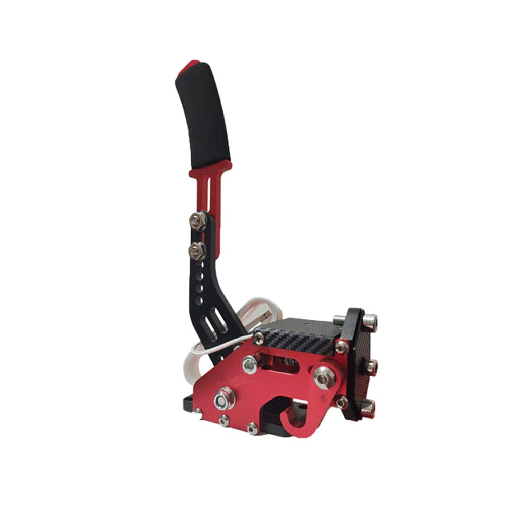 Handbrake for PC, Universal USB Handbrake, 14 Bit Adjustable Height Horizontal Drift Rally Racing Handbrake Lever for Racing Games G25/27/29