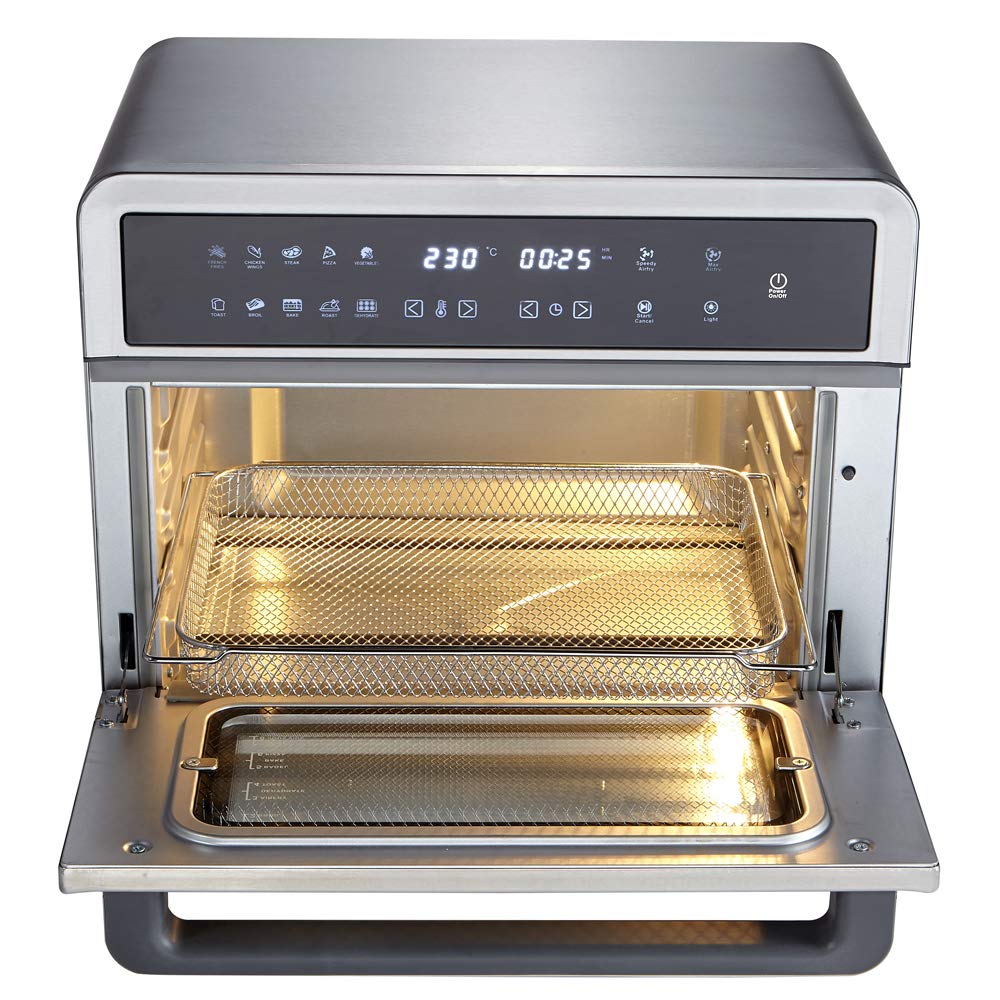 FRIGIDAIRE EAFO109-SS 27-Quart Digital Air Fryer Oven, Stainless, 27qt