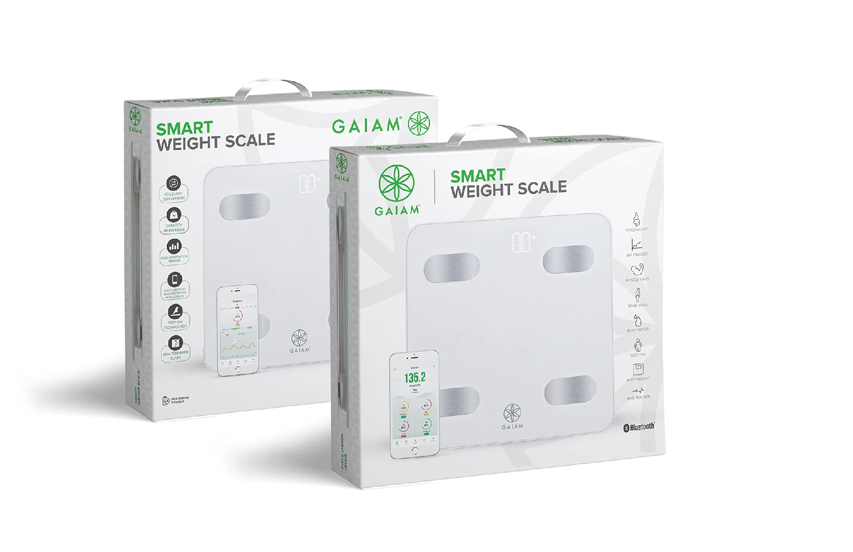 GAIAM Smart Weight Scale - White