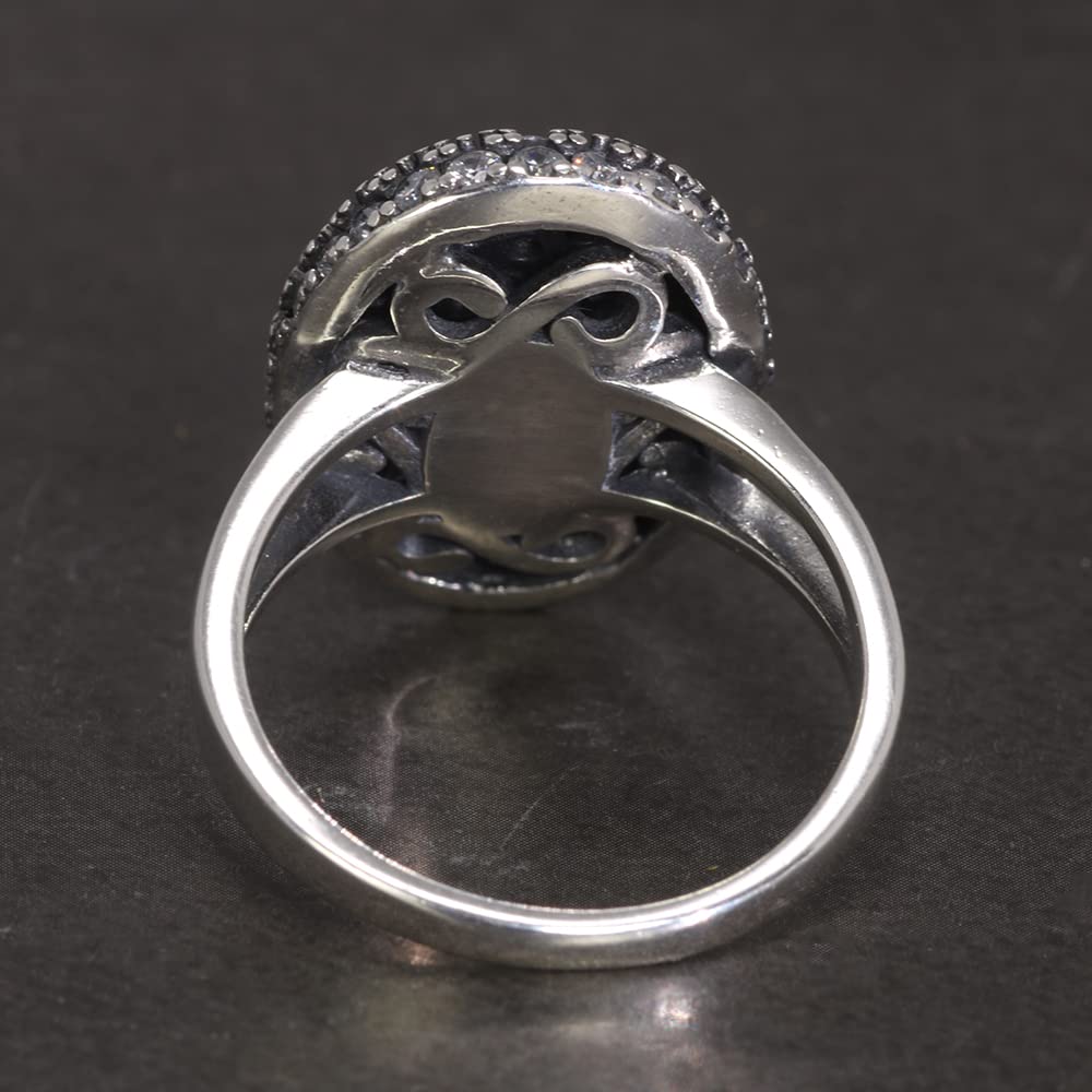 Genuine 925 Sterling Silver Twilight Women's Ring Micro Pavé Zircon Ring with a Jewelry Heart Box, Breaking Dawn Bella Swan engagement ring (7)