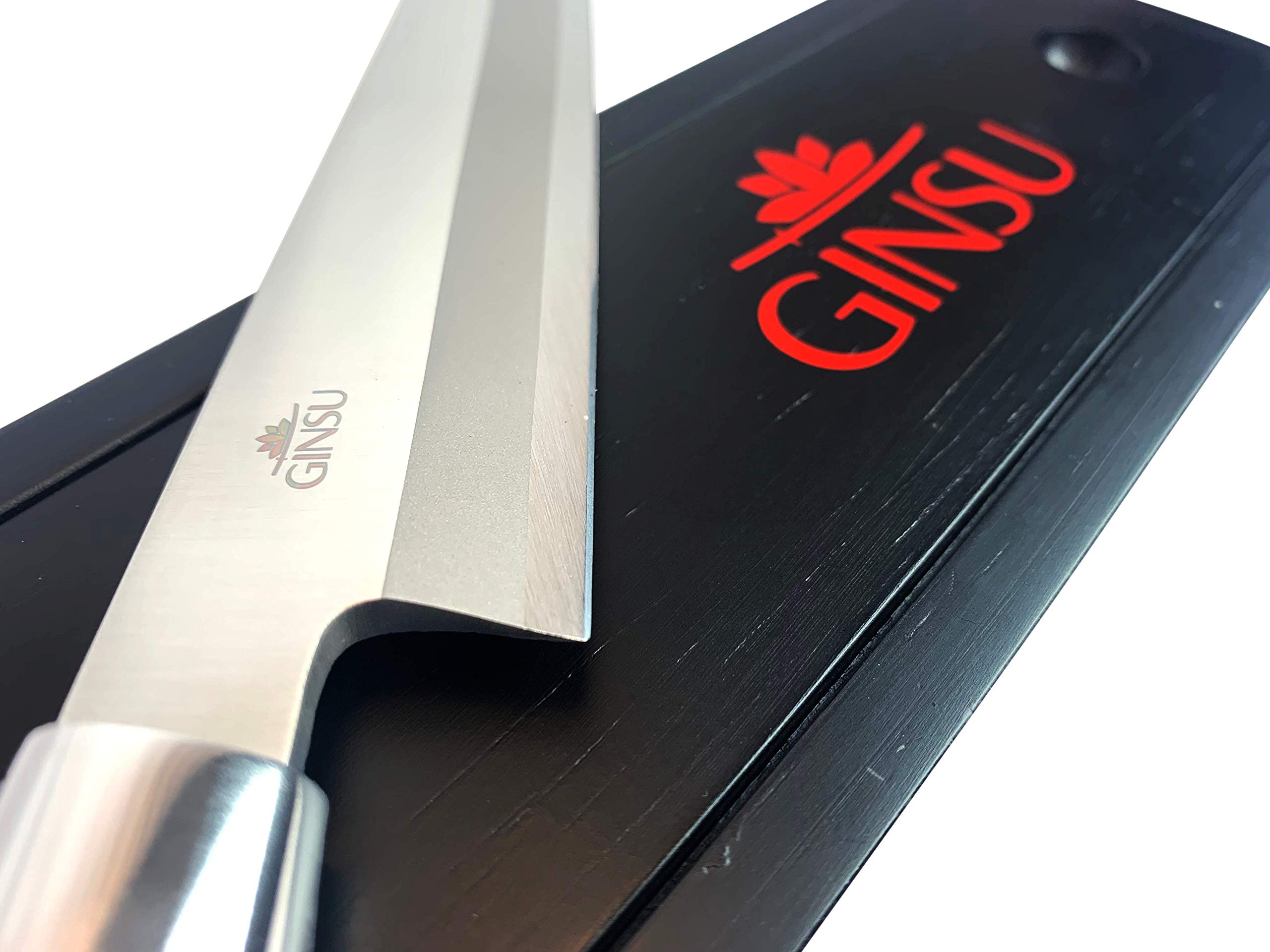 Ginsu Yanagiba 9.5" Sashimi Knife, Brown - Premium Stainless-Steel Blade, Designed for Right Hand Usage