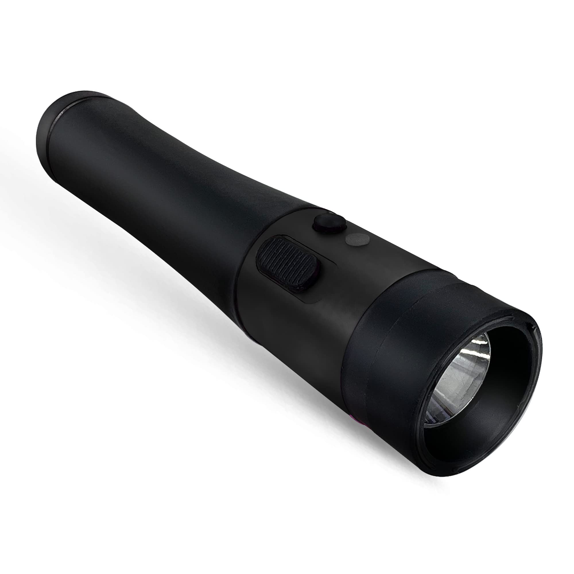 Guard Dog T-10000 Stun Gun Flashlight, Rechargeable with Safety Pin, Car Charger Included, Wrist Strap