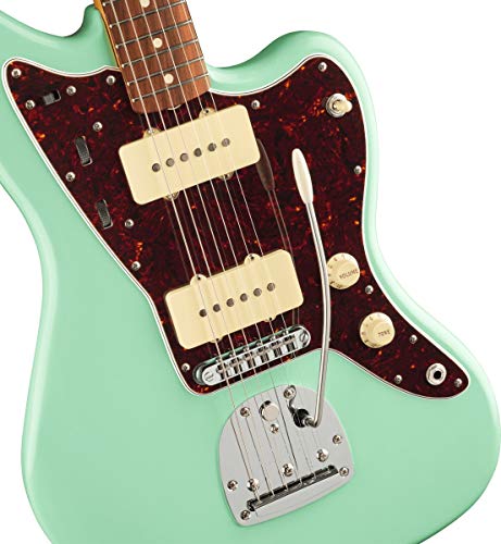 Fender Vintera 60s Modified Jazzmaster Electric Guitar, with 2-Year Warranty, Surf Green, Pau Ferro Fingerboard