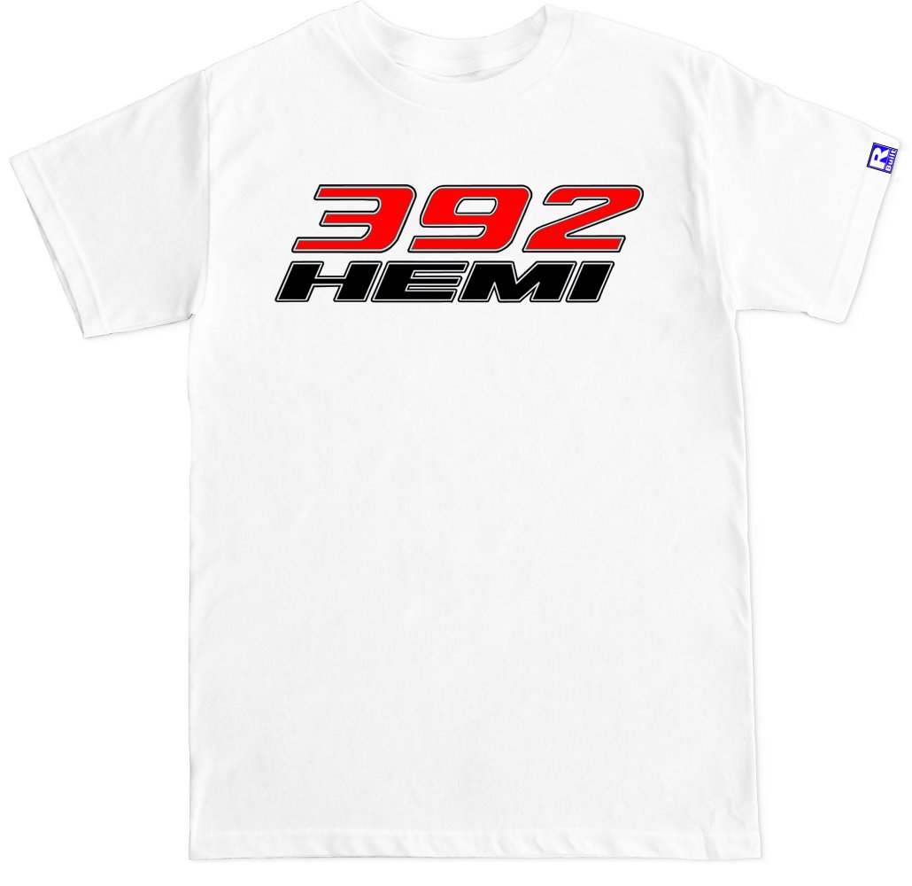 FTD Apparel Men's 392 Hemi T Shirt - Large White/392 Hemi