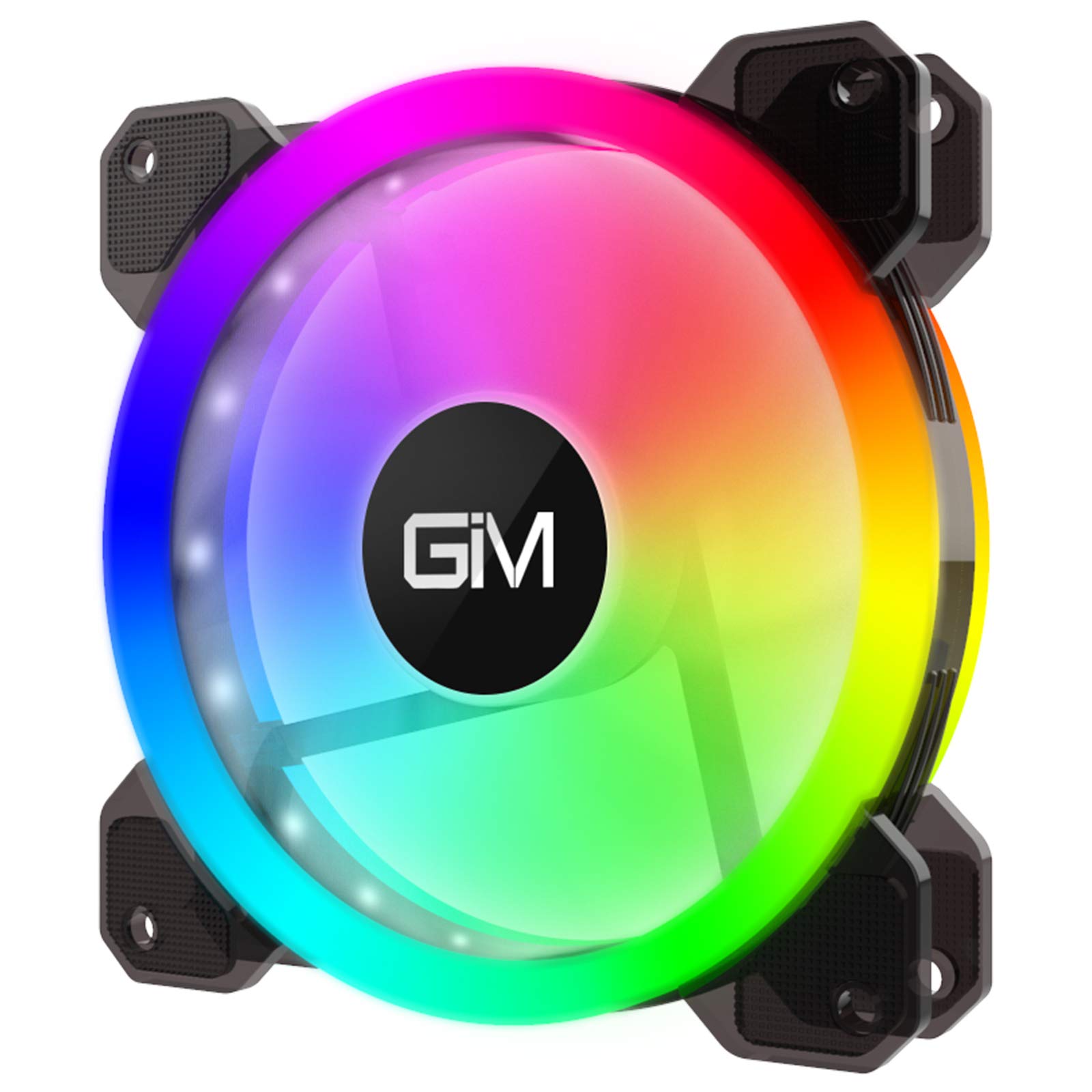 GIM KB-23 RGB Case Fan 120mm Fan Single Pack