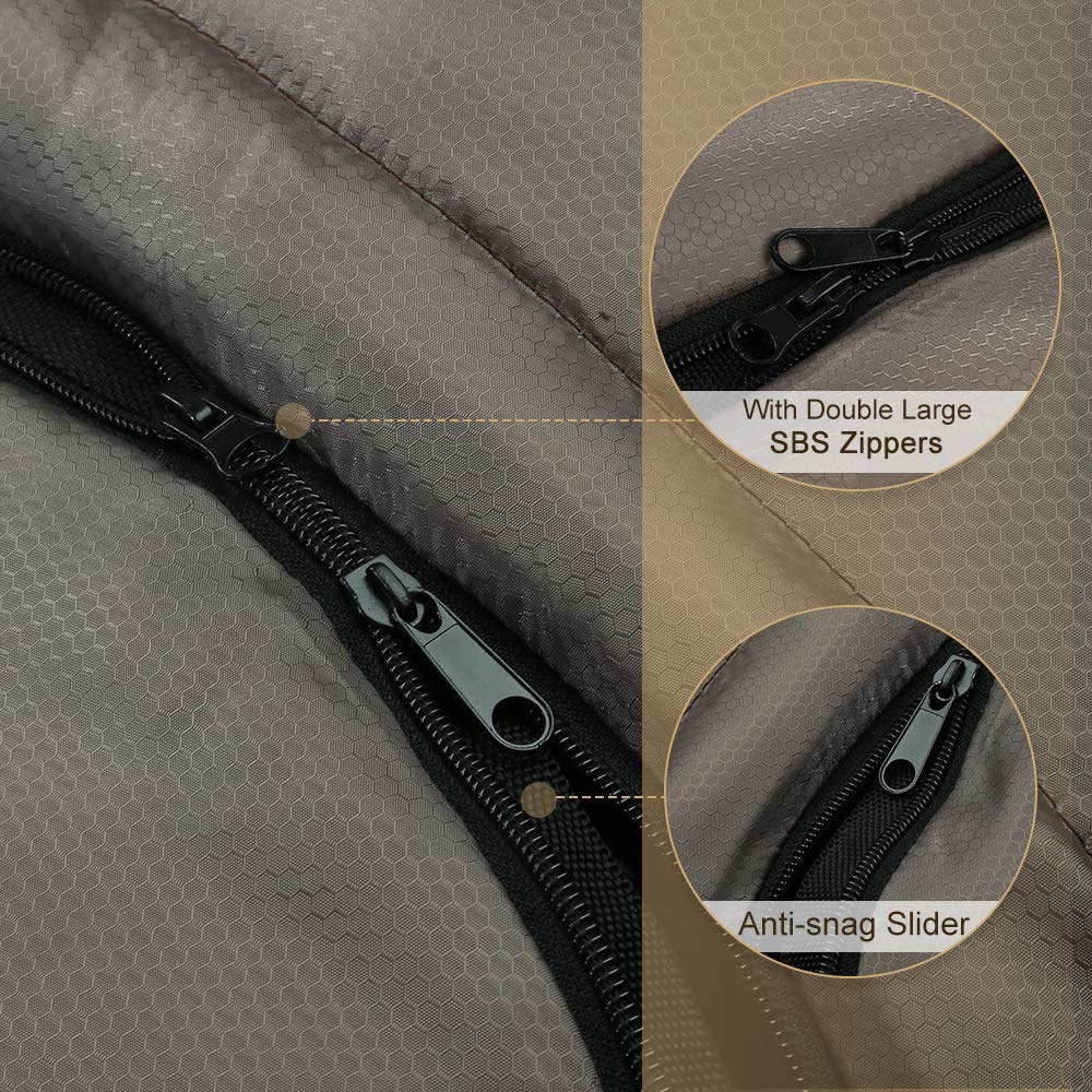 Forceatt Mummy Sleeping Bag for Adults,32-68 ℉ Suitable for 3-4 Seasons Ultra-Light Backpack Sleeping Bag,Lightweight Warm and Washable,for Outdoor Camping and Hiking Traveling