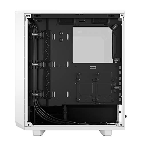 Fractal Design Meshify 2 Compact White ATX Flexible High-Airflow Tempered Glass Window Mid Tower Computer Case