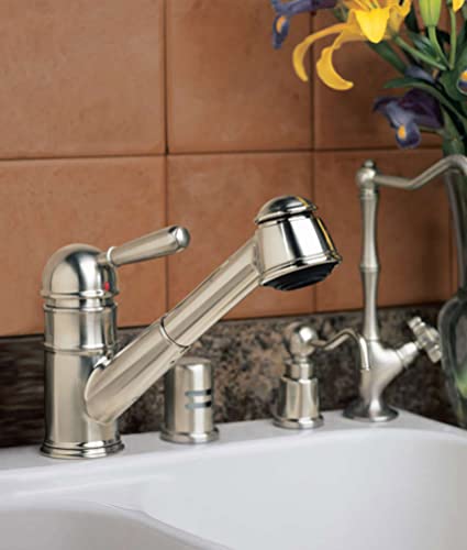 Rohl R77V3STN Pull-Down FAUCETS, Satin Nickel