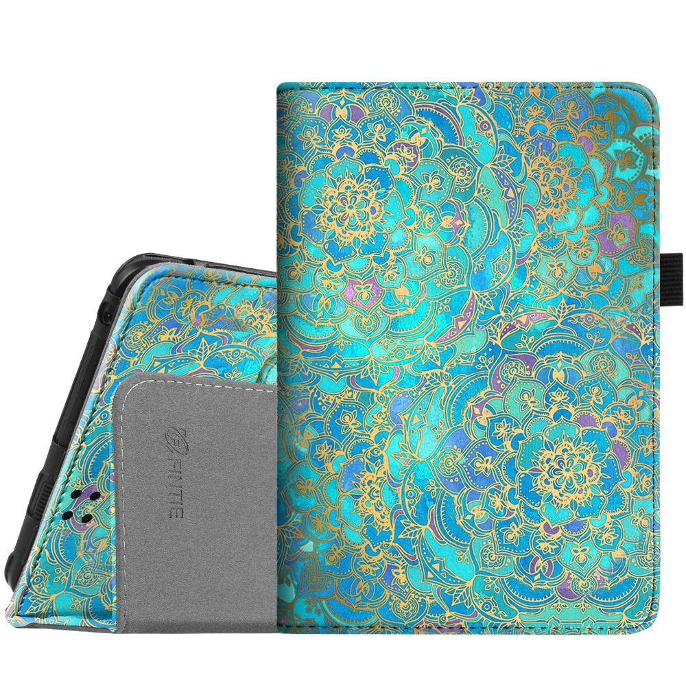 Fintie Folio Case for Kindle Fire HD 7" (2012 Old Model) - Slim Fit Leather Cover with Auto Sleep/Wake Feature (will only fit Amazon Kindle Fire HD 7, Previous Generation - 2nd), Shades of Blue