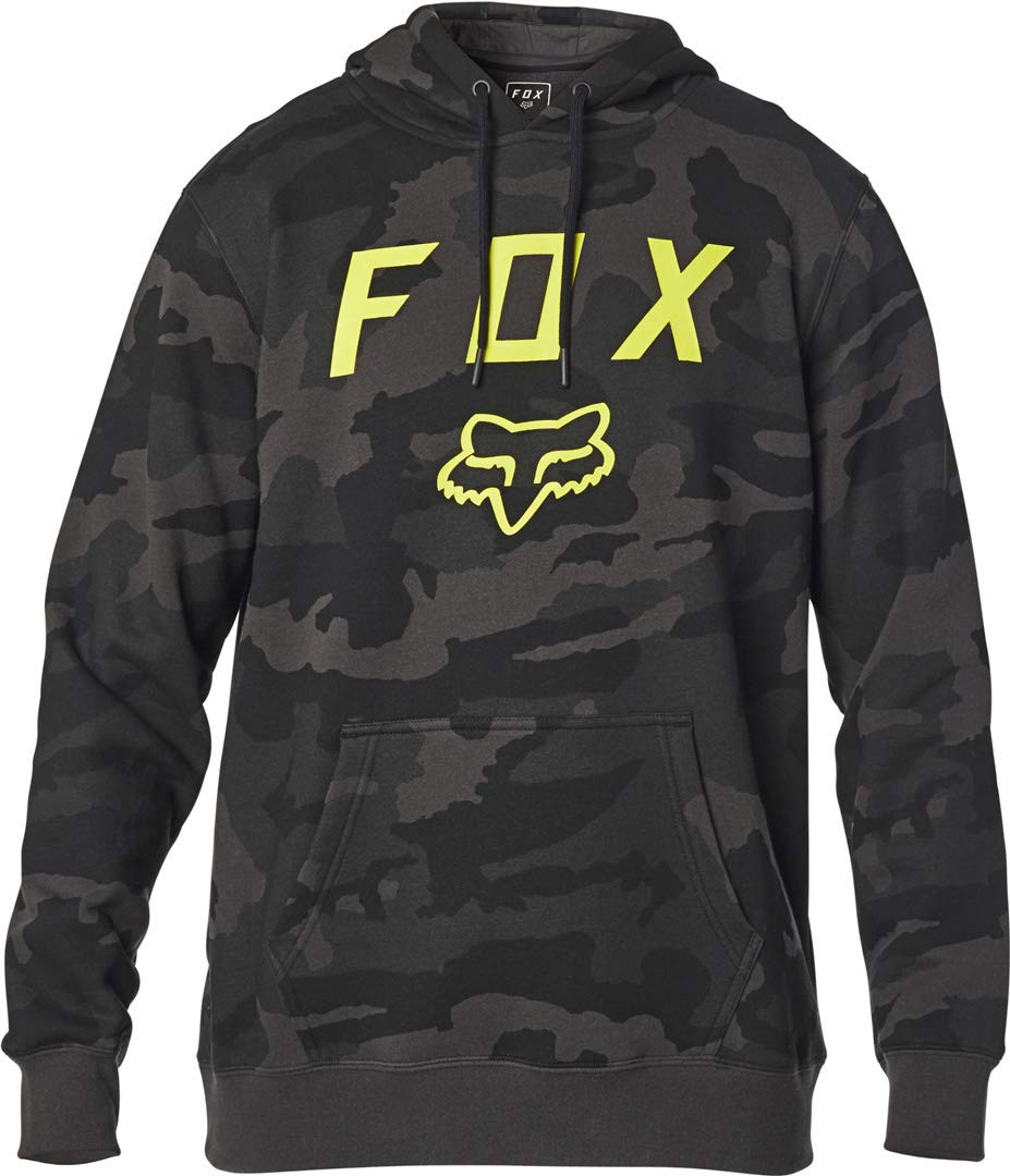 Fox Racing Men's Legacy Moth Pullover Fleece, Black Camo, 2X