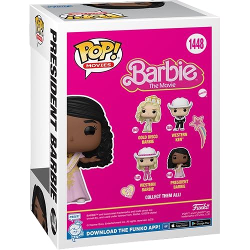 Funko Pop! Movies: Barbie The Movie - President Barbie Bundled with a Byron's Attic Protector