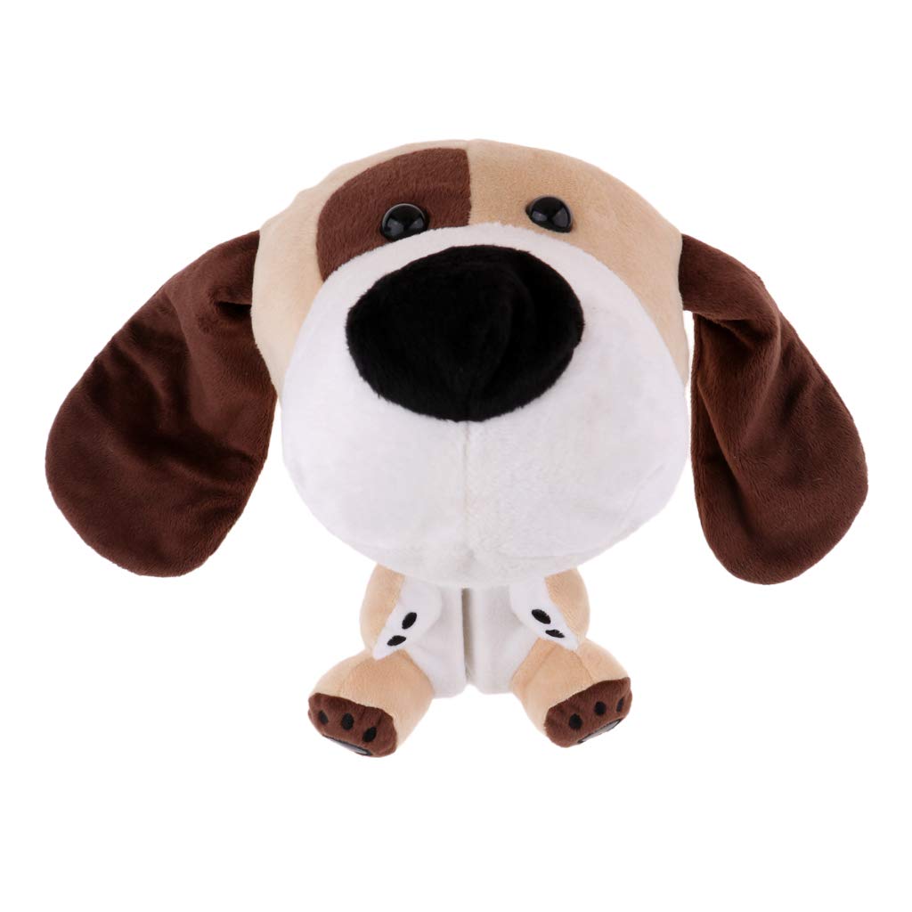 freneci Animal Golf Club Headcover, Golf Head Covers, Soft Plush Golf Putter Headcovers, Golf Gift & Golf Bag Accessories - Puppy