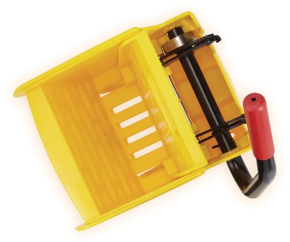 Rubbermaid Commercial Products Side-Press Replacement Wringer for WaveBrake 2.0 Mopping Buckets, Yellow, Heavy Duty Cleaning for Professional/Janitorial Use