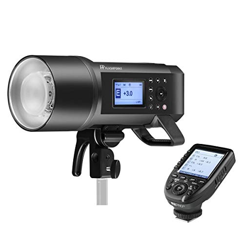 Flashpoint XPLOR 600PRO HSS Battery-Powered Monolight with Built-in R2 2.4GHz Radio Remote System R2 Pro Transmitter for Nikon (Bowens Mount)