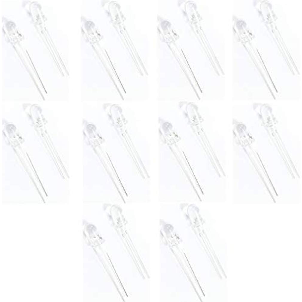 Hailege 20pcs 5MM Photodiode Photosensitive Diode Light Sensitive Diode Round F5 Photodiode 3V