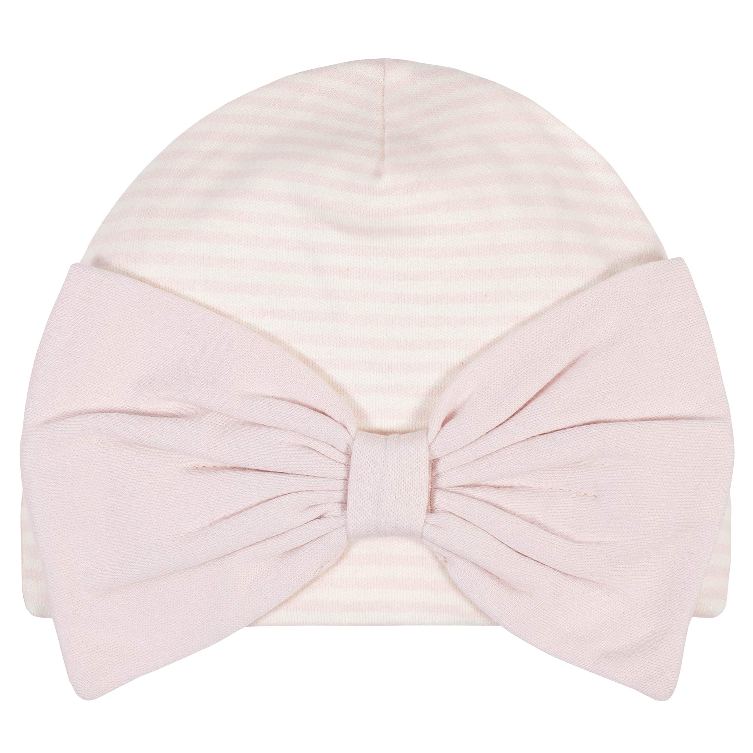 Gerber Baby Girls Cap and Mitten Sets Pink Fox 0-6 Months