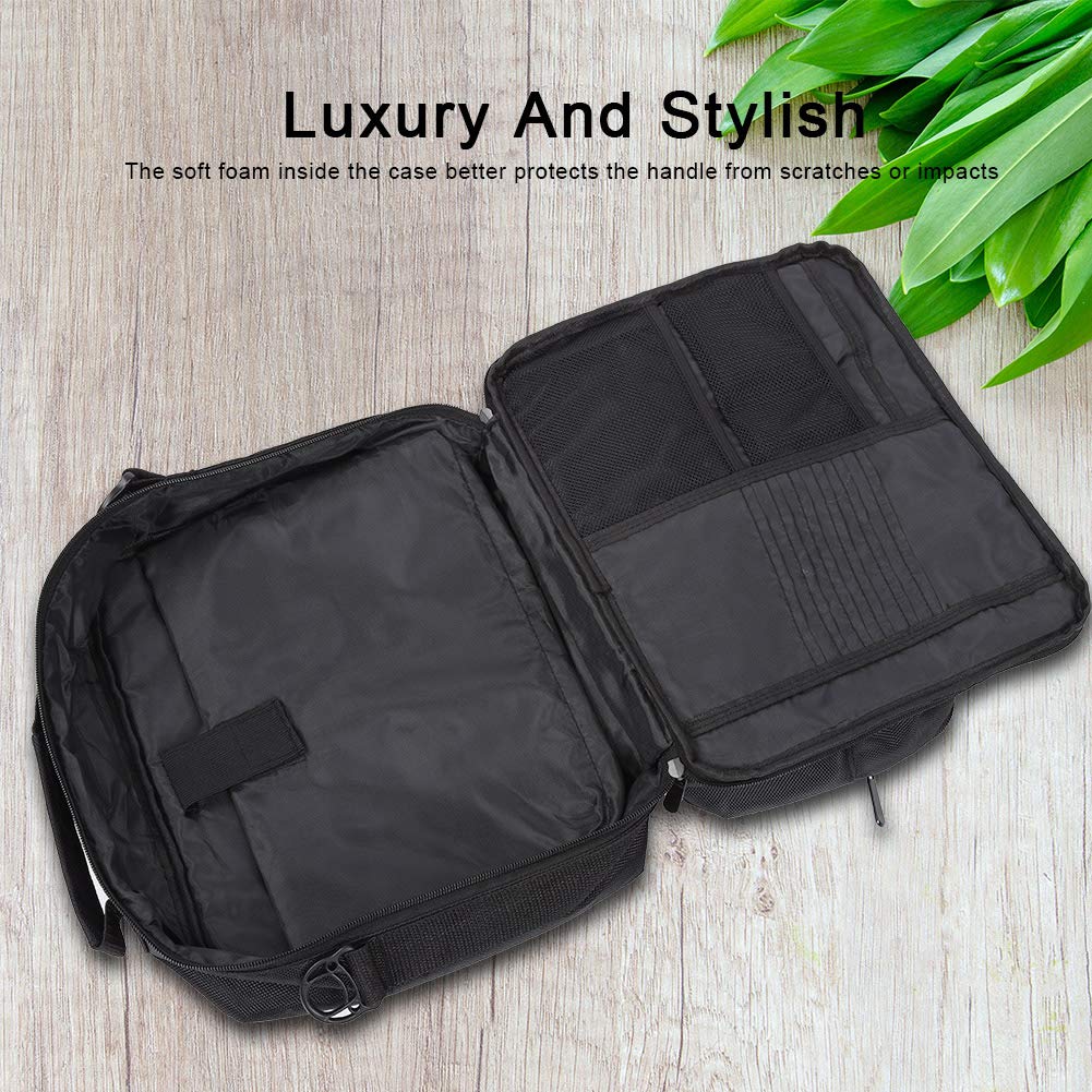 Game Traveling Bag, Oxford Cloth Console Storage Bag, Portable Console Accessories Pouch Carrying Travel Game Bag Host Bag with Hand Strap, for Console, Charging Cable, HDMI Cable