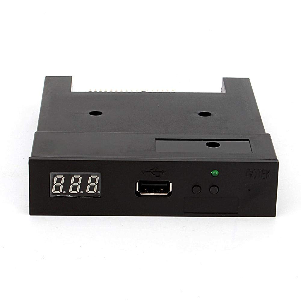 Floppy Disk Drive, 3.5" USB External Floppy Disk Reader Emulator Simulation Portable Floppy Disk for Musical Keyboard, Plug and Play