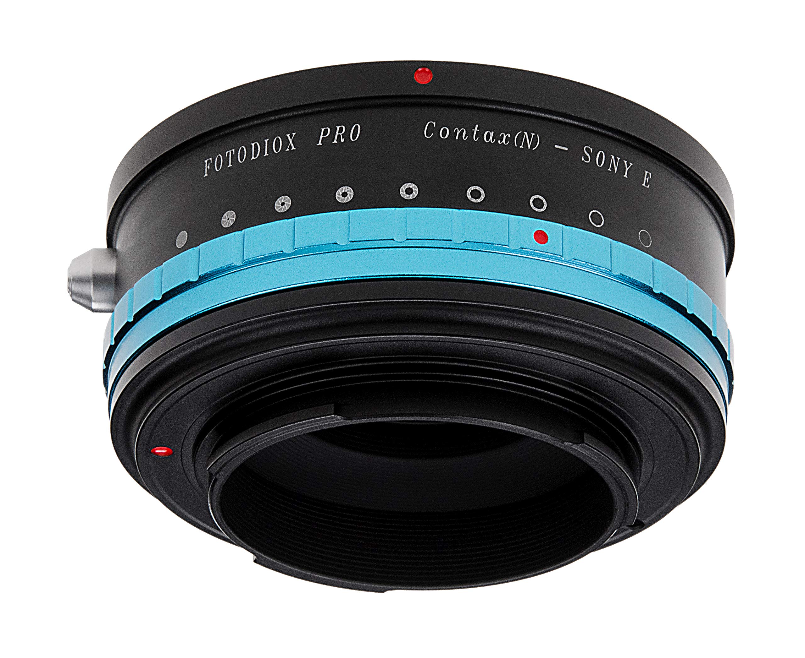 Fotodiox Pro IRIS Lens Mount Adapter Compatible with Contax N Lenses to Sony E-Mount Cameras