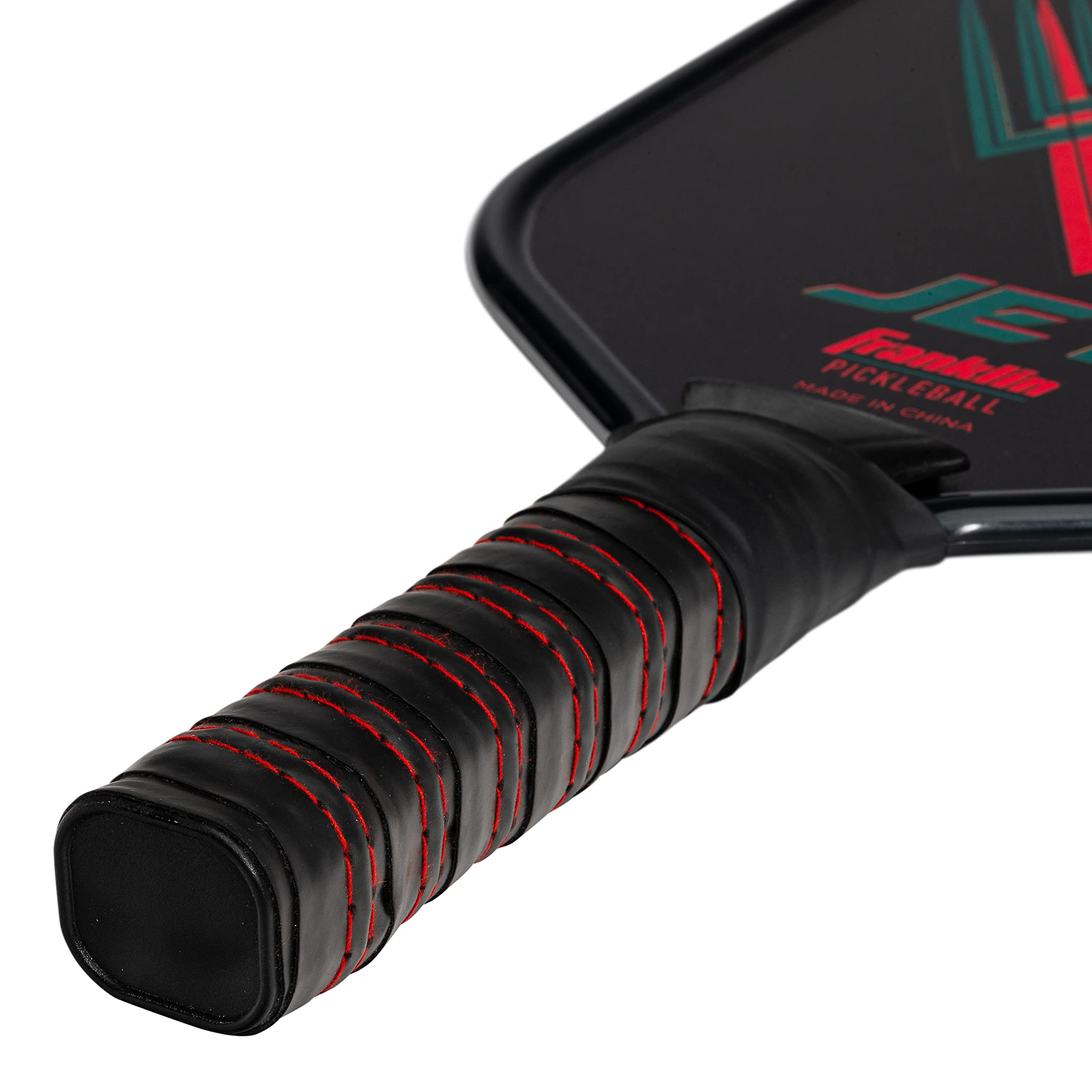 Franklin Sports Pickleball Paddle - Titus + Jet Aluminum Plated Pickleball Paddles - USA Pickleball (USAPA) Approved Paddle - 8mm Thick Core,Red
