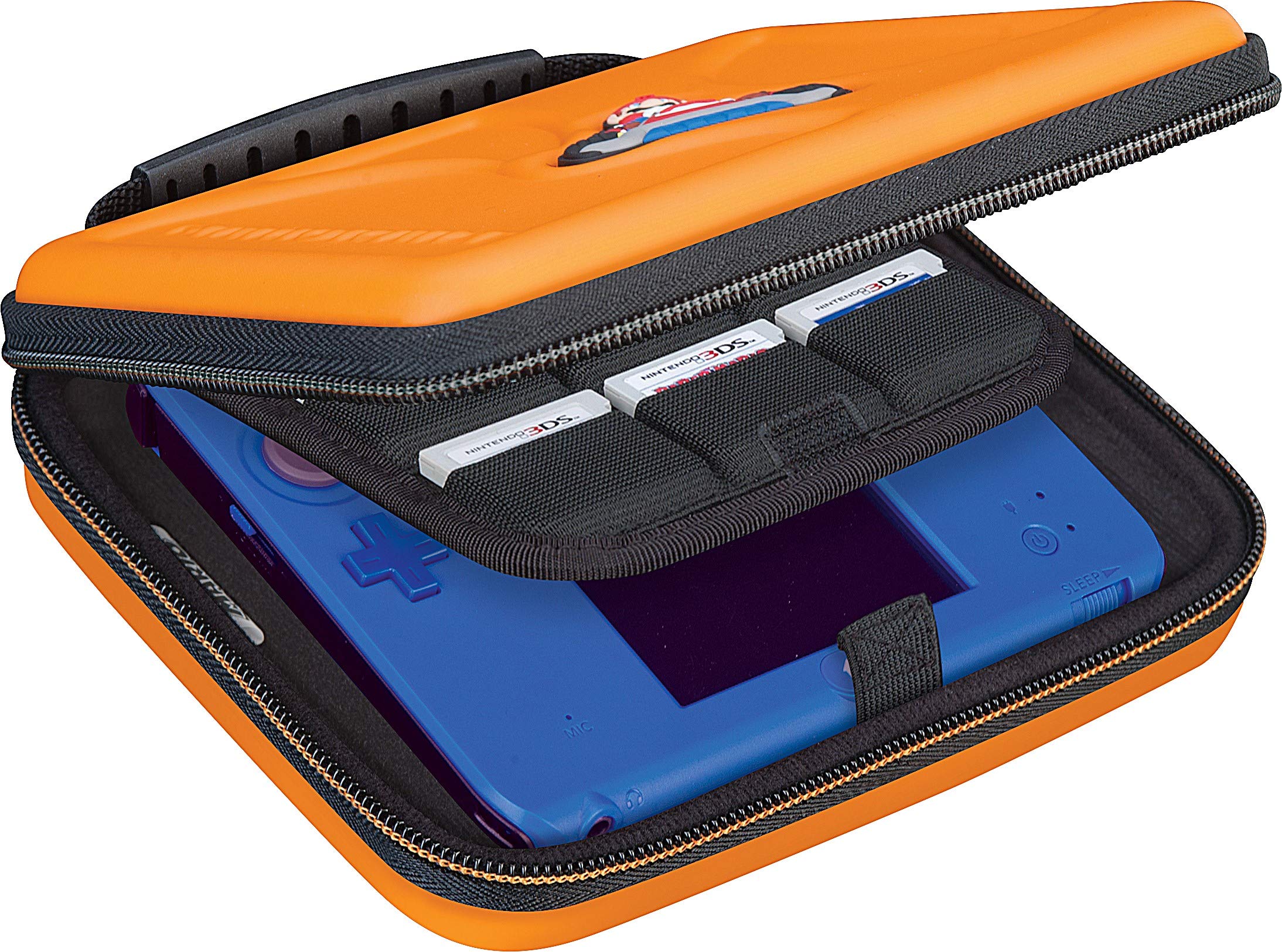 Game Traveler Nintendo 3DS or 2DS Case - Compatible with Nintendo 3DS, 3DS XL, 2DS, 2DS XL, New 3DS, 3DSi, 3DSi XL - Includes Game Card Pouch - Licensed by Nintendo