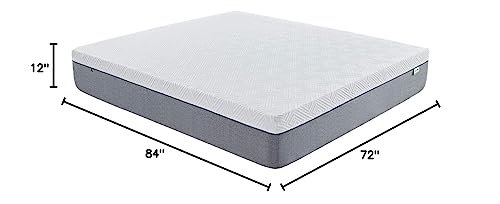 Novilla California King Mattress, 12 Inch Gel Memory Foam Cal King Mattress for Cool Sleep & Pressure Relief, Medium Plush Feel with Motion Isolating, Bliss