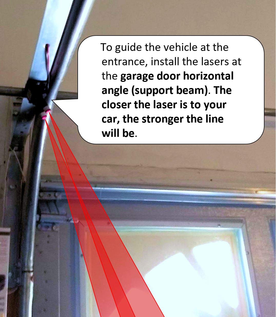 GoodChief Universal Garage Laser Line Parking Assist β an Innovative Way to Easily Park and Guide with Dual Laser Lines Projected on Your Vehicle. Find The Difference on Our Video