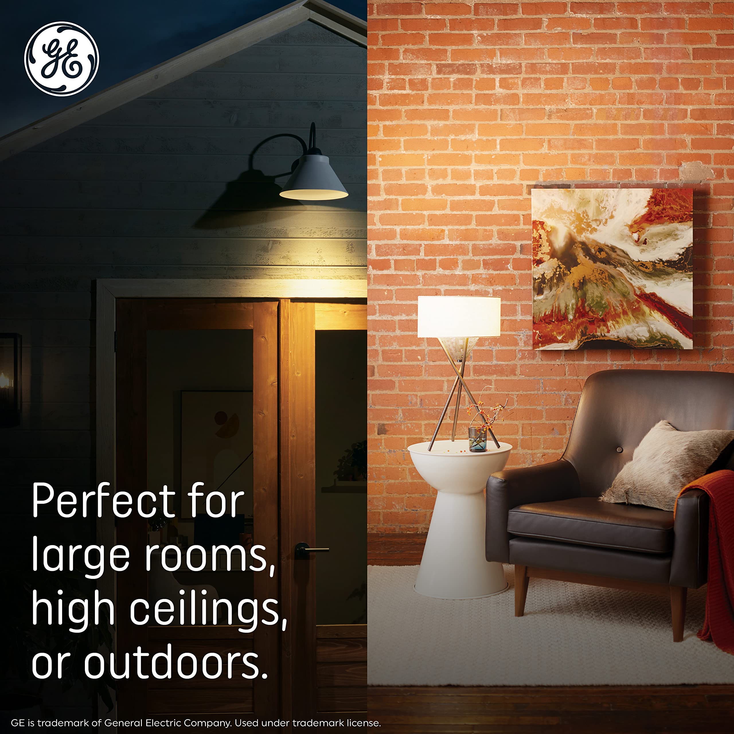 GE Ultra Bright LED Light Bulb, 150 Watt, Warm White, PAR38 Outdoor Floodlight