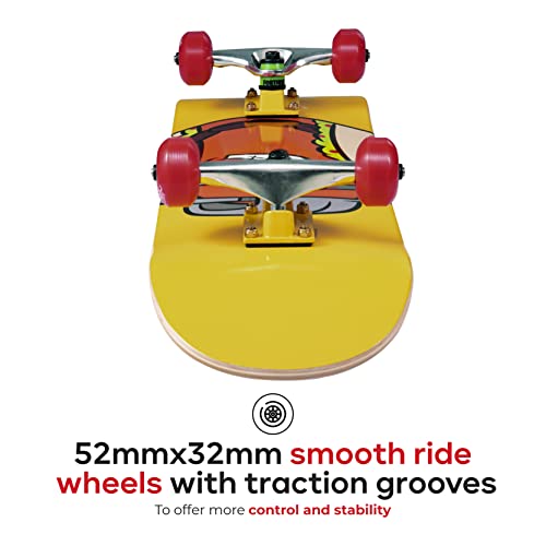 Fortnite 31" Skateboard - Cruiser Skateboard with Printed Graphic Grip Tape, ABEC-5 Bearings, Durable Deck & Smooth Wheels